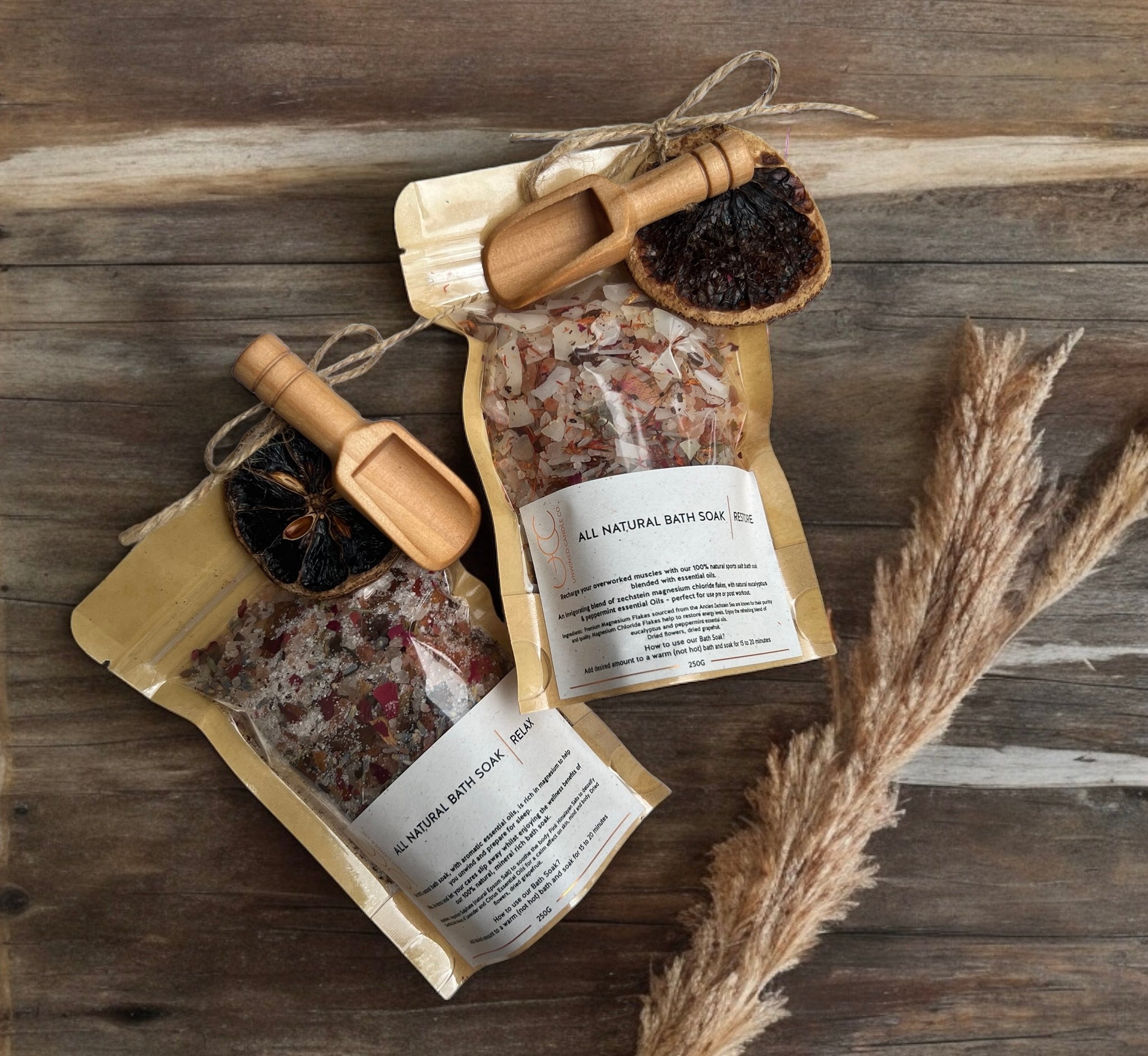 All Natural Bath Soak – Unwined Candle Co